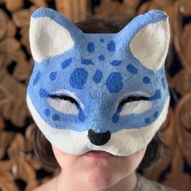 Snow Leopard Therian Mask - Etsy
