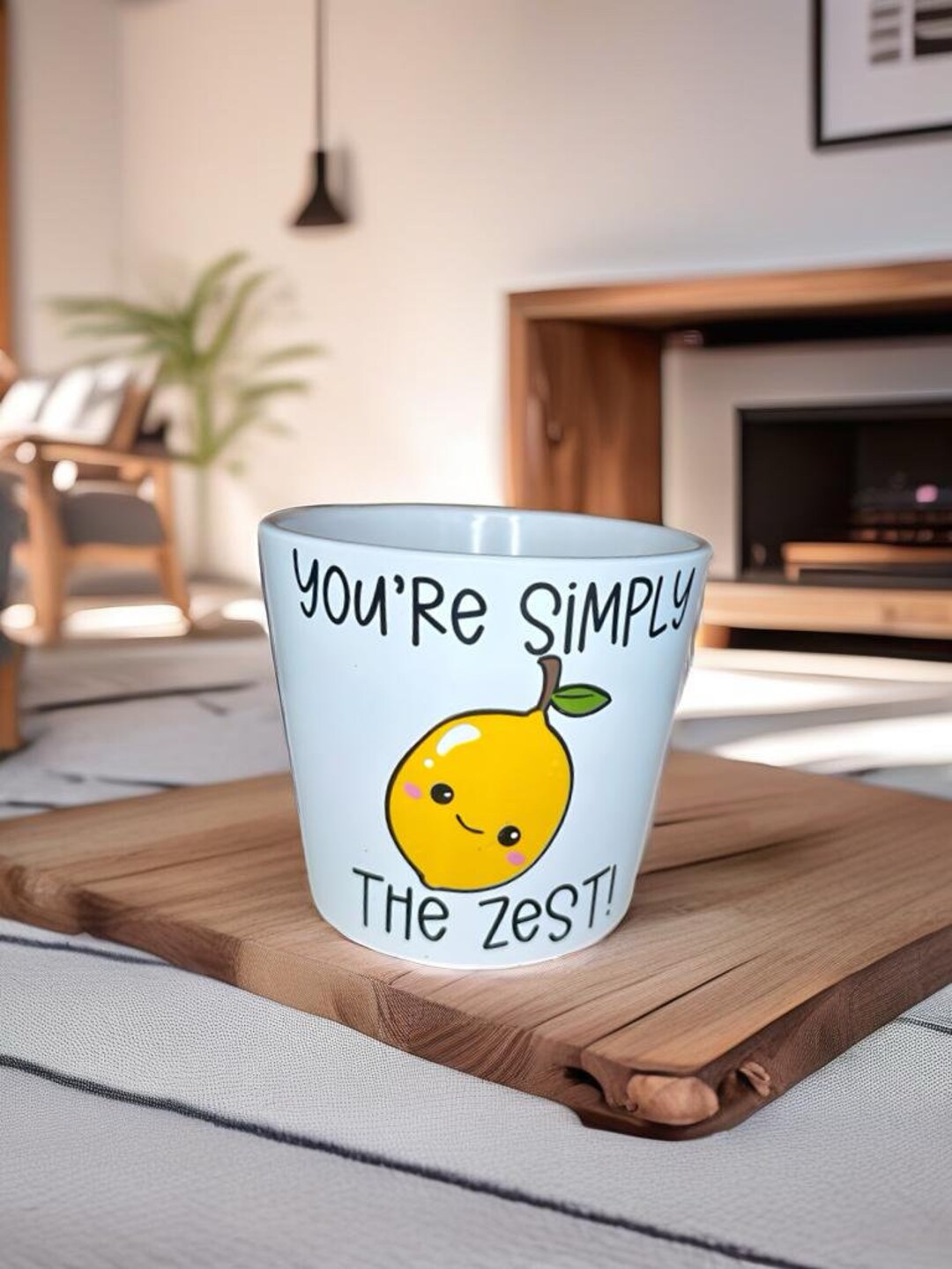 Lemon Plant Pot -'you’re Simply the Zest!’ Cute Mother's Day , Herb ...