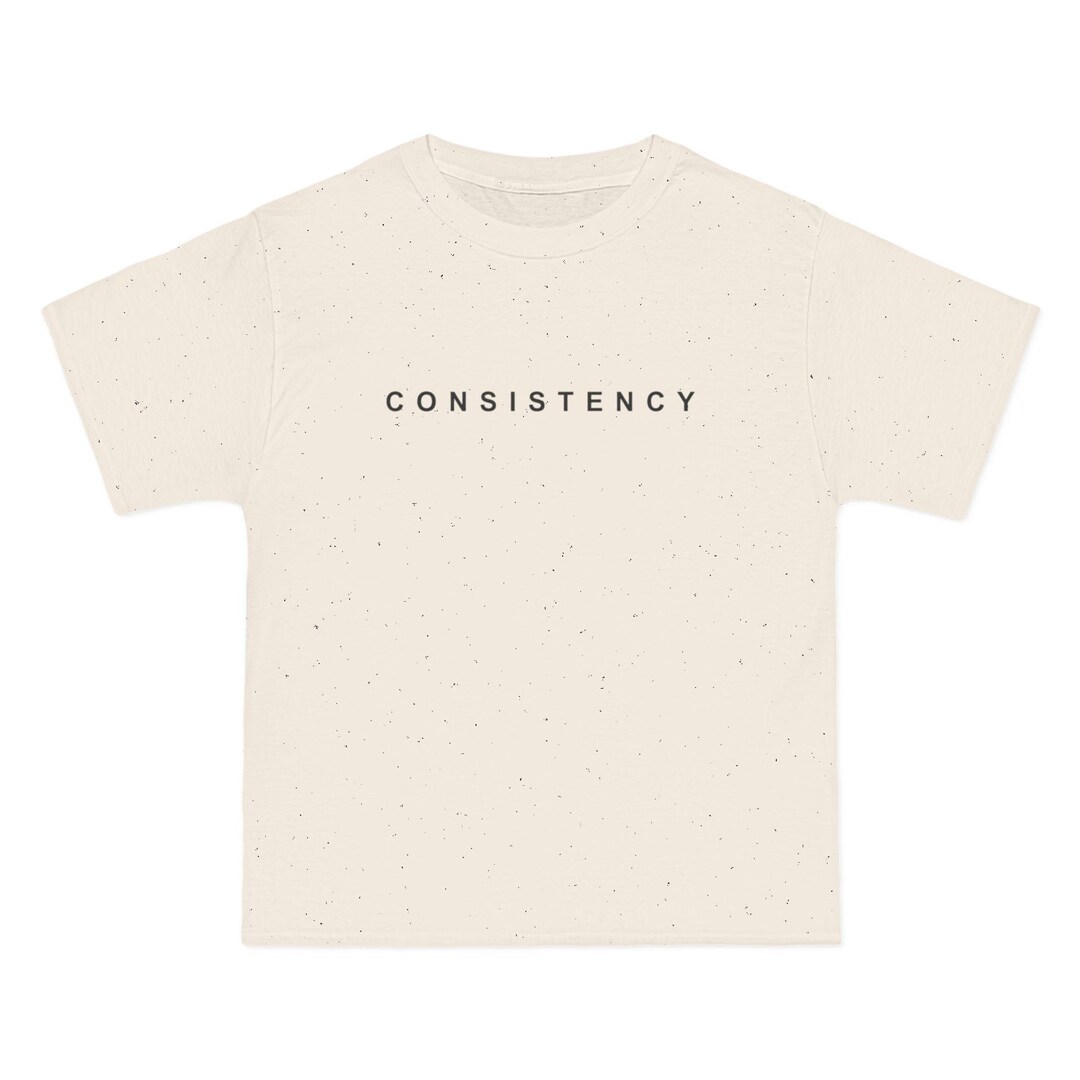 Minimalist "consistency" Oversized T-shirt | Funny Gym Tee | Workout ...