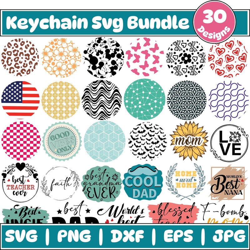 Key Ring Svg - Etsy