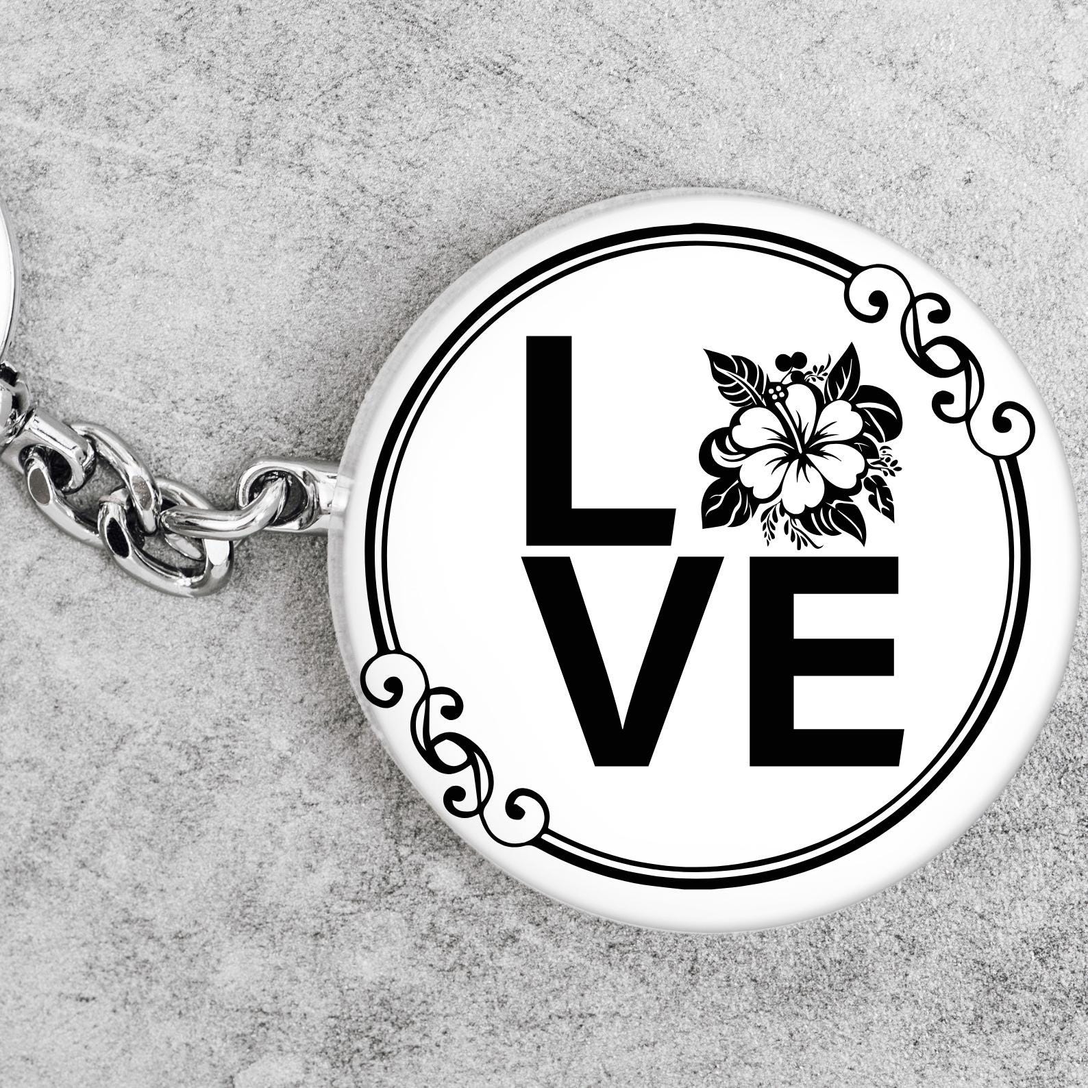 Keychain Svg Bundle, Key Ring Svg, Round Keychain Svg, Acrylic Keychain ...