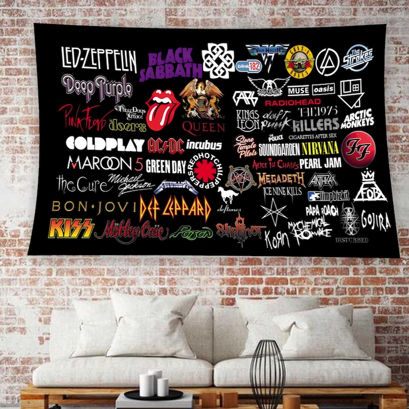 Band Wall Tapestry - Etsy