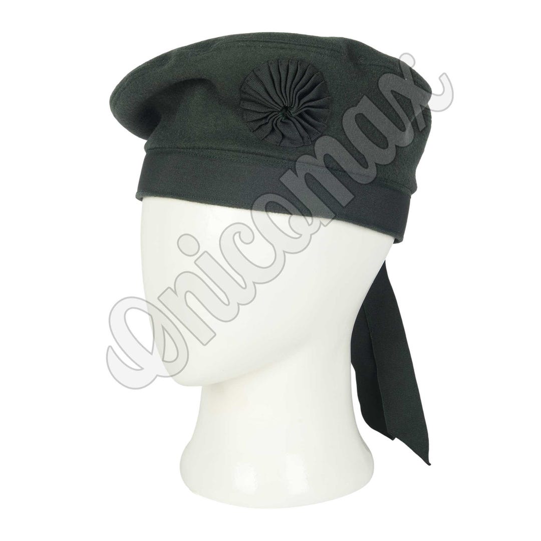 Irish Caubeen Beret Hat - French Glengarry Bonnet Hat - Military Army ...