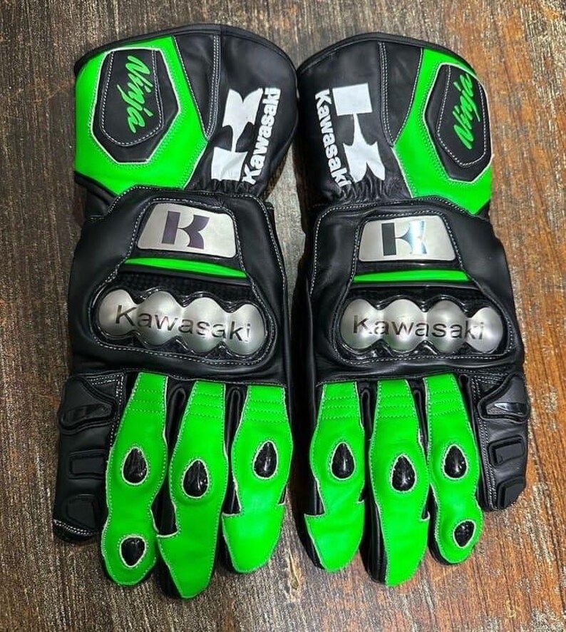 Kawasaki Motogp Leather Suit | Men’s Motorcycle Racing Gear | CE ...