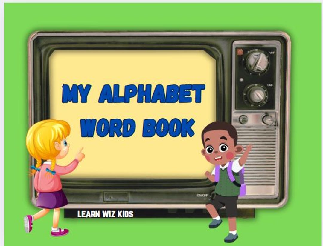 Alphabet Word Book - Alphabet Book Printable - Homeschool - Digital ...