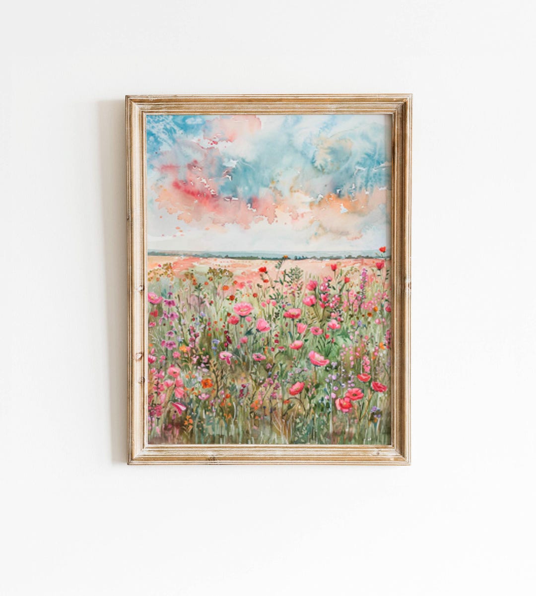 Poppies Printable Art, Poppy Vintage Print, Poopy Digital Poster, Poppy ...