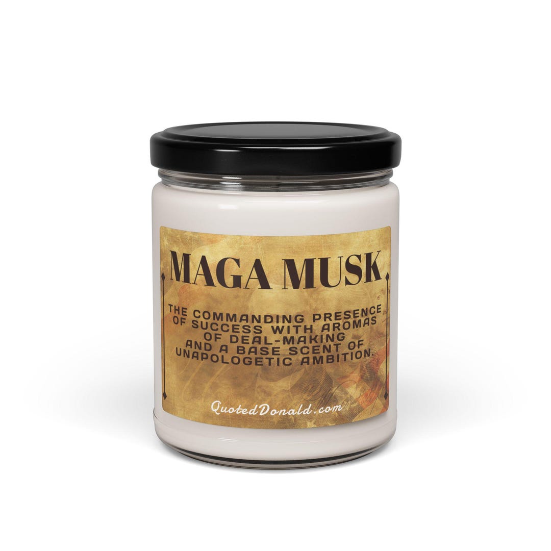 MAGA Musk Scented Candle | Trump Inspired Fragrance | Presidential ...