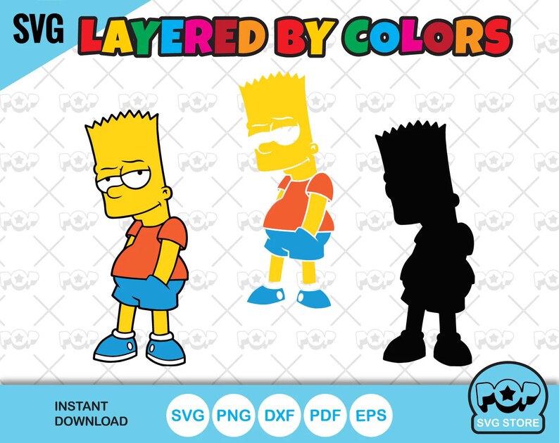 The Simpsons Clipart Bundle, the Simpsons SVG Cutting Files for Cricut ...