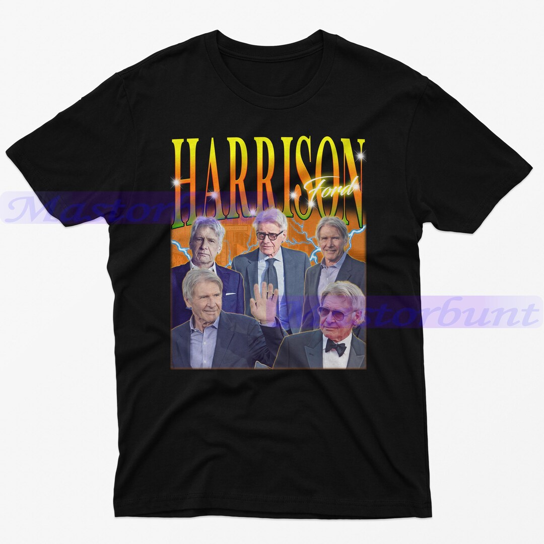 Harrison Ford Shirt, Harrison Ford Vintage Shirt, Harrison Ford Retro ...