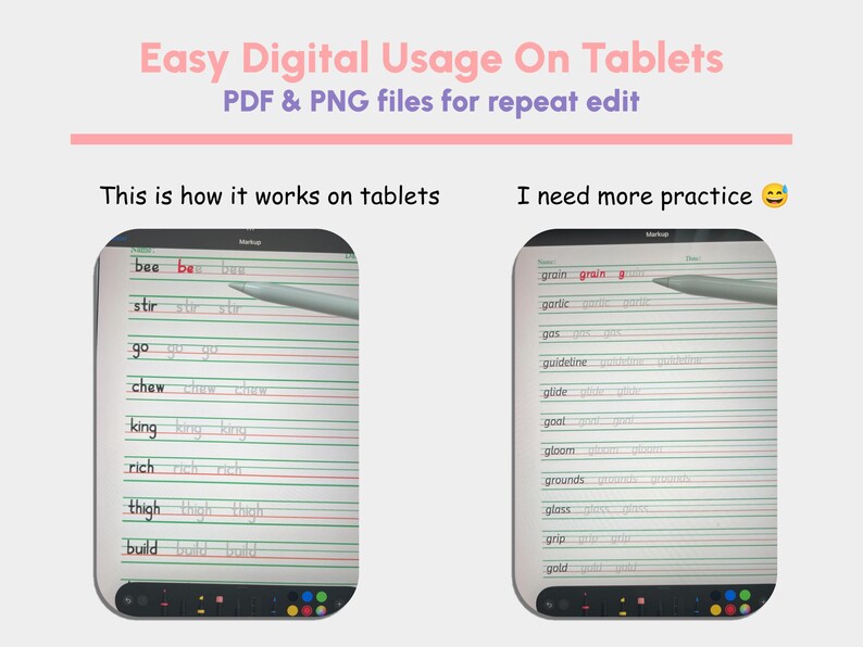 Handwriting Practice Sheets Printable Letter and Word Tracing ...