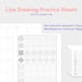 Printable Line Drawing Practice Sheets | Pen Control Tracing Worksheets ...