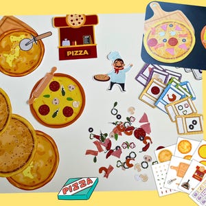 Pretend Play Pizza Shop Printable – Build-your-own Pizza Activity ...