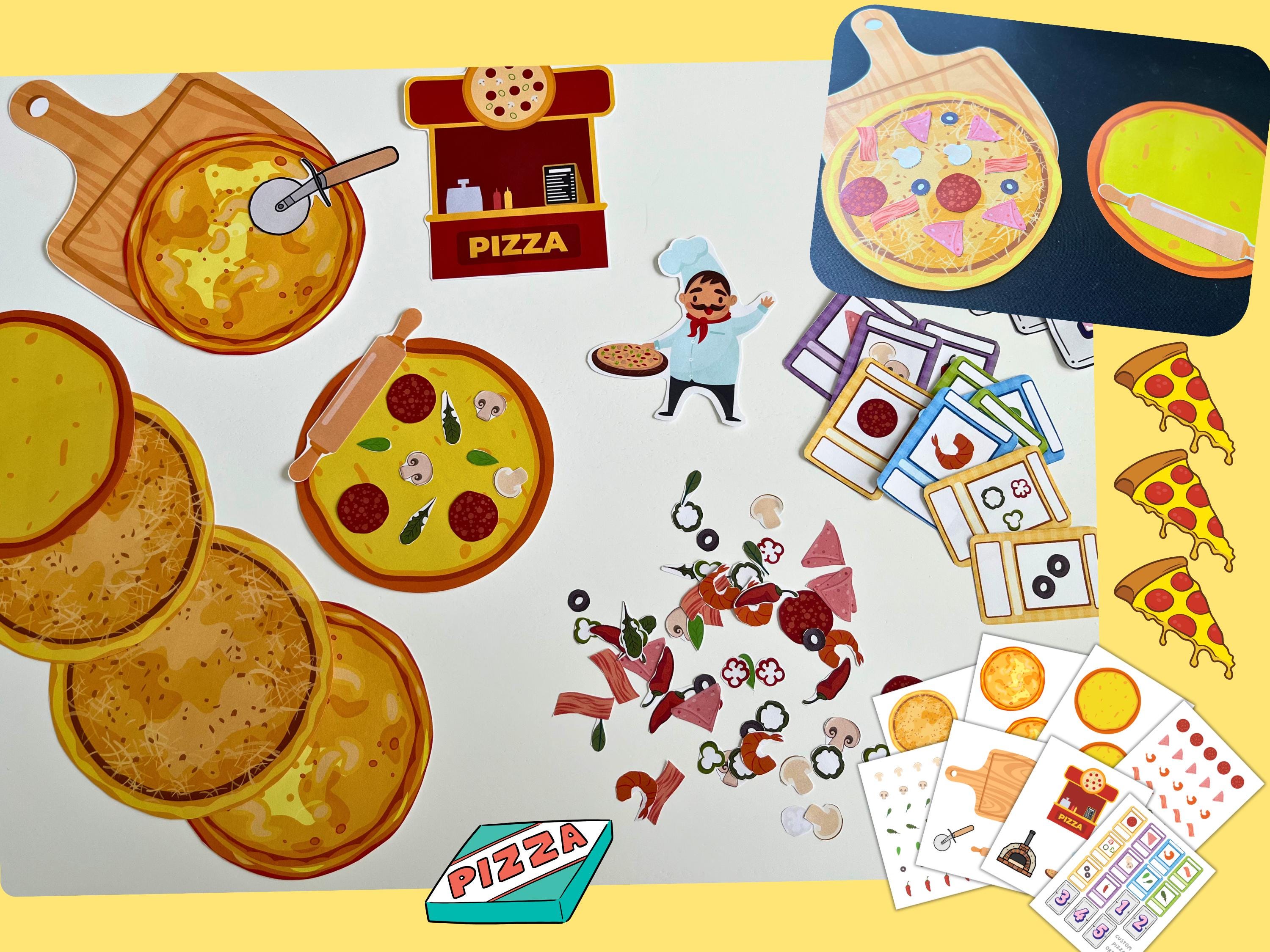 Pretend Play Pizza Shop Printable – Build-your-own Pizza Activity ...