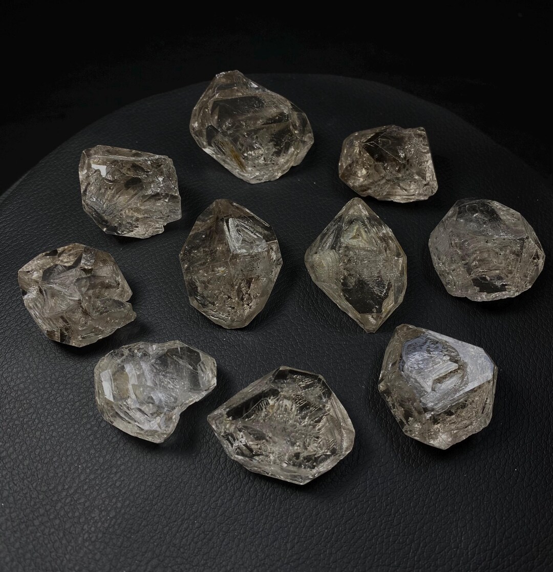 10 Pieces Double Terminated Diamond Quartz Crystals Lot , Diamond ...
