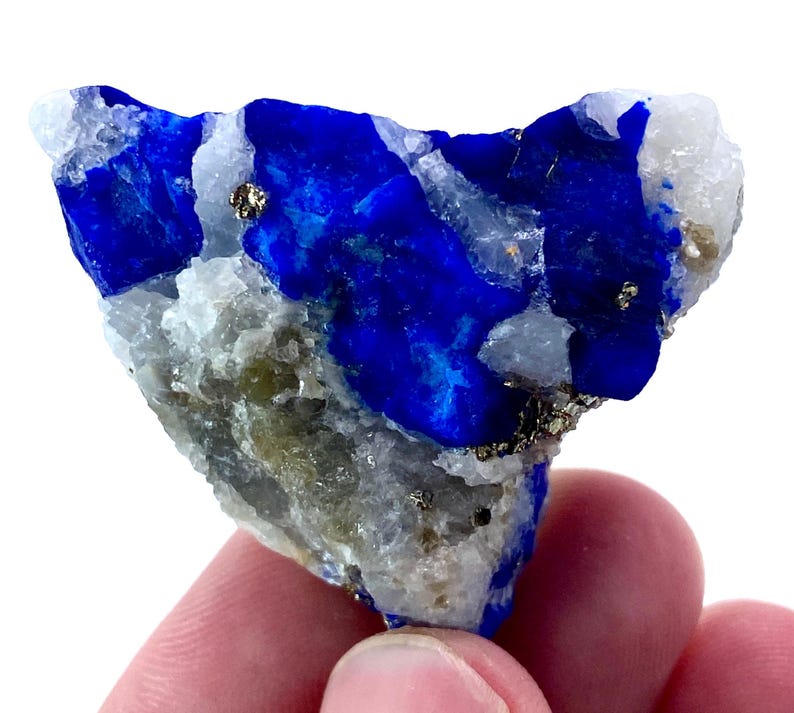 172 Carats Rare Royal Blue Lazurite With Pyrite From Specimen ...