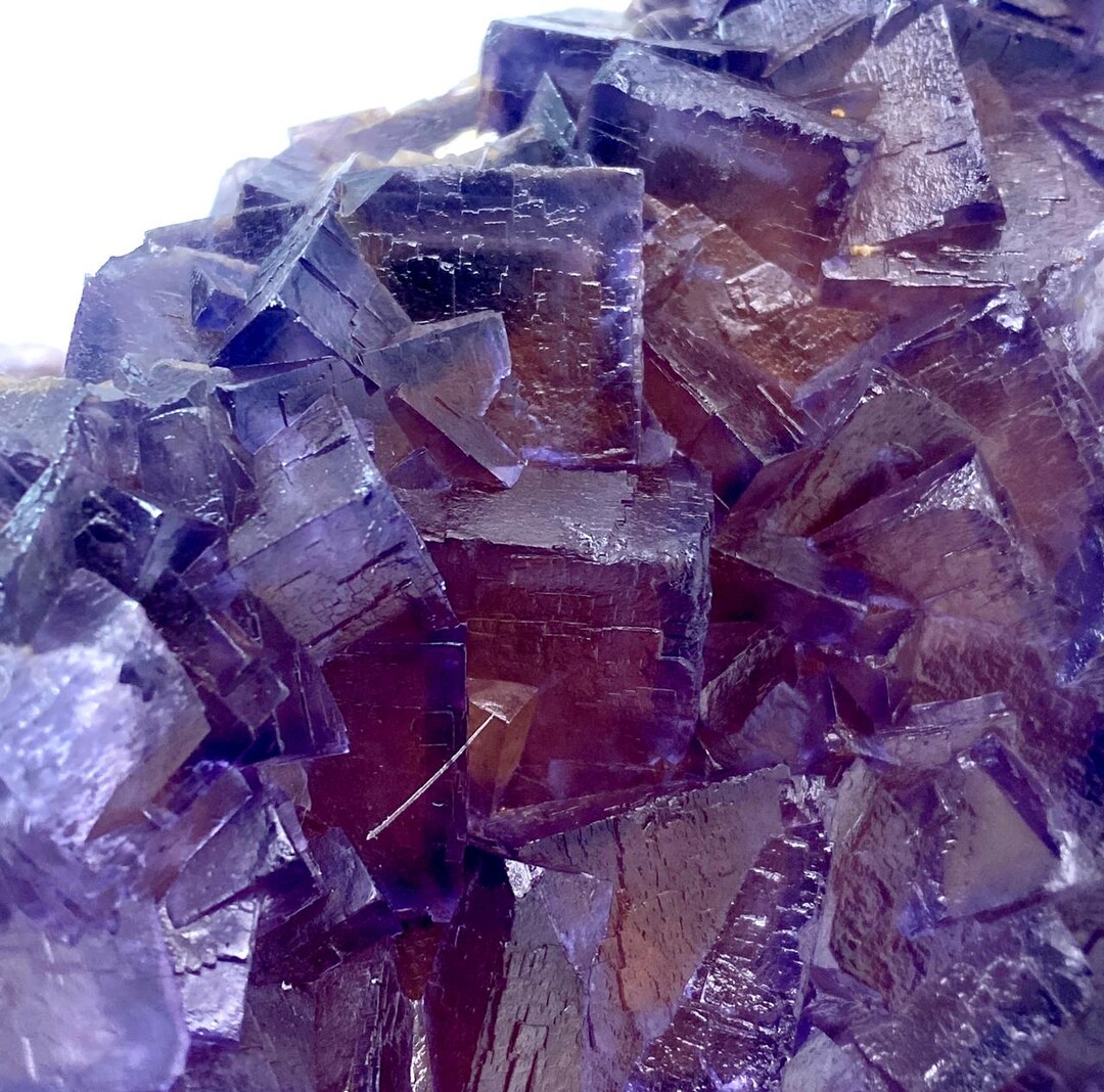 1174 Gram Stunning Blue Phantom Line Fluorite Specimen From Kharan ...