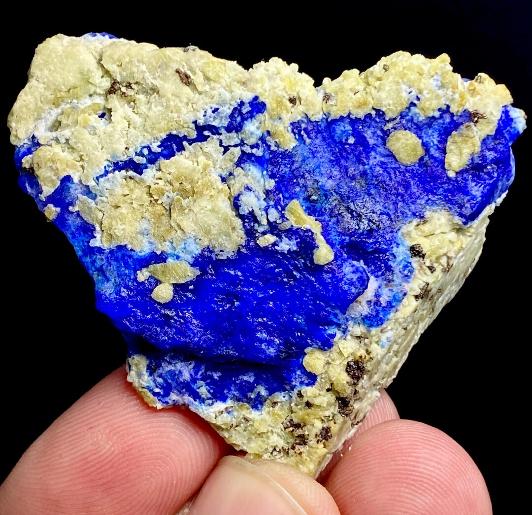 35 Gram Natural Blue Lazurite on Matrix From Afghanistan Mineral ...