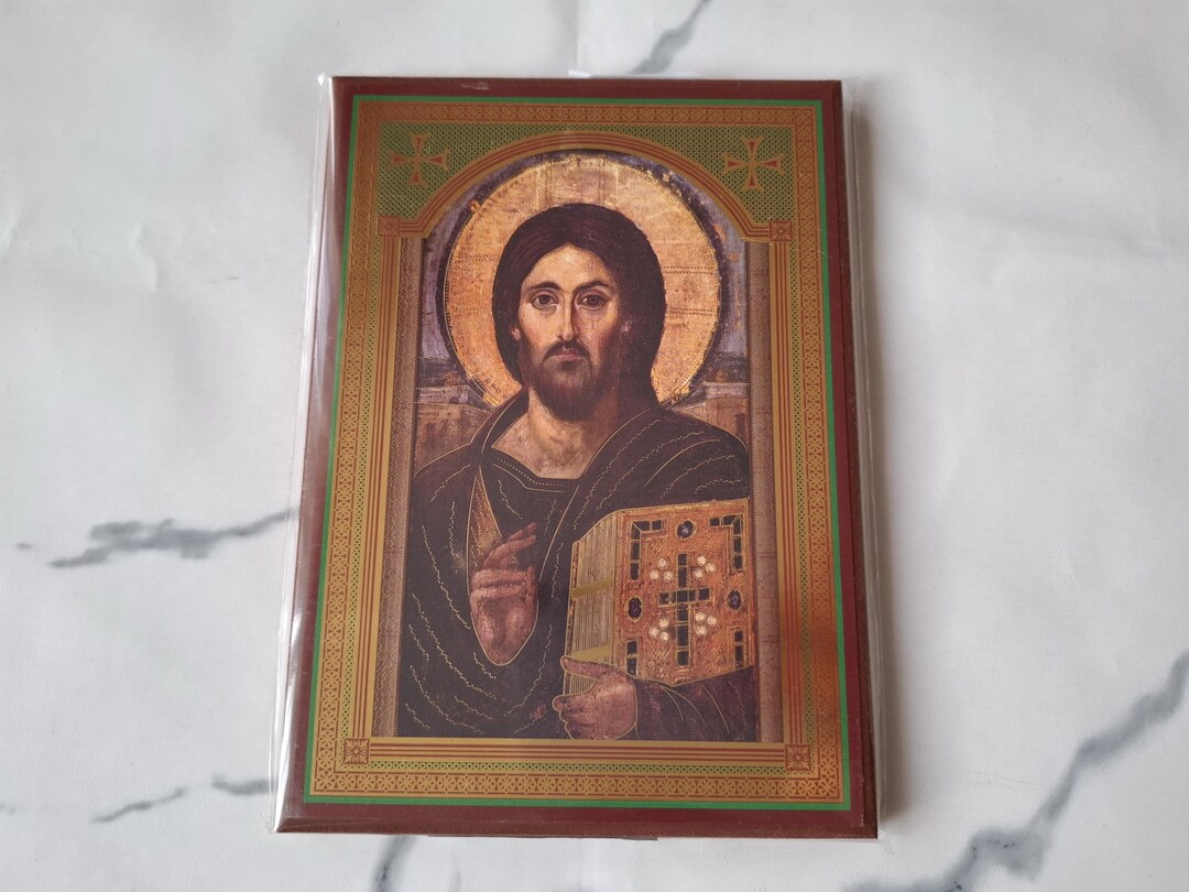Serbian Orthodox Praying Icon of Jesus Christ - Etsy