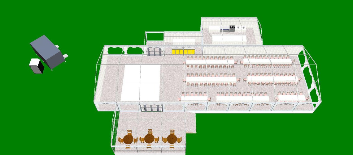 Custom 3D Marquee Floor Plans for Weddings and Events. Bespoke Layouts ...