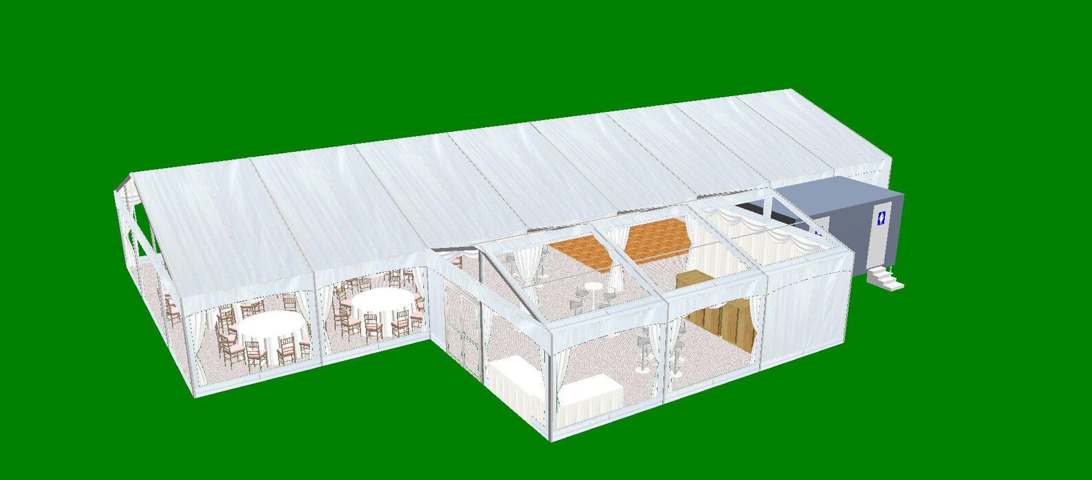 Custom 3D Marquee Floor Plans for Weddings and Events. Bespoke Layouts ...