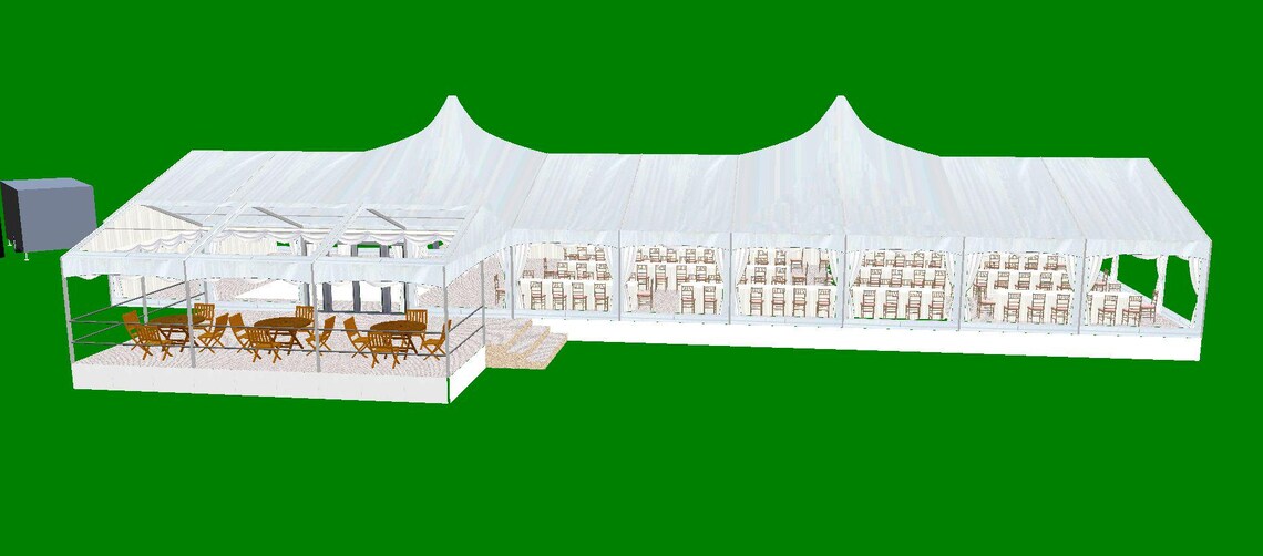 Custom 3D Marquee Floor Plans for Weddings and Events. Bespoke Layouts ...