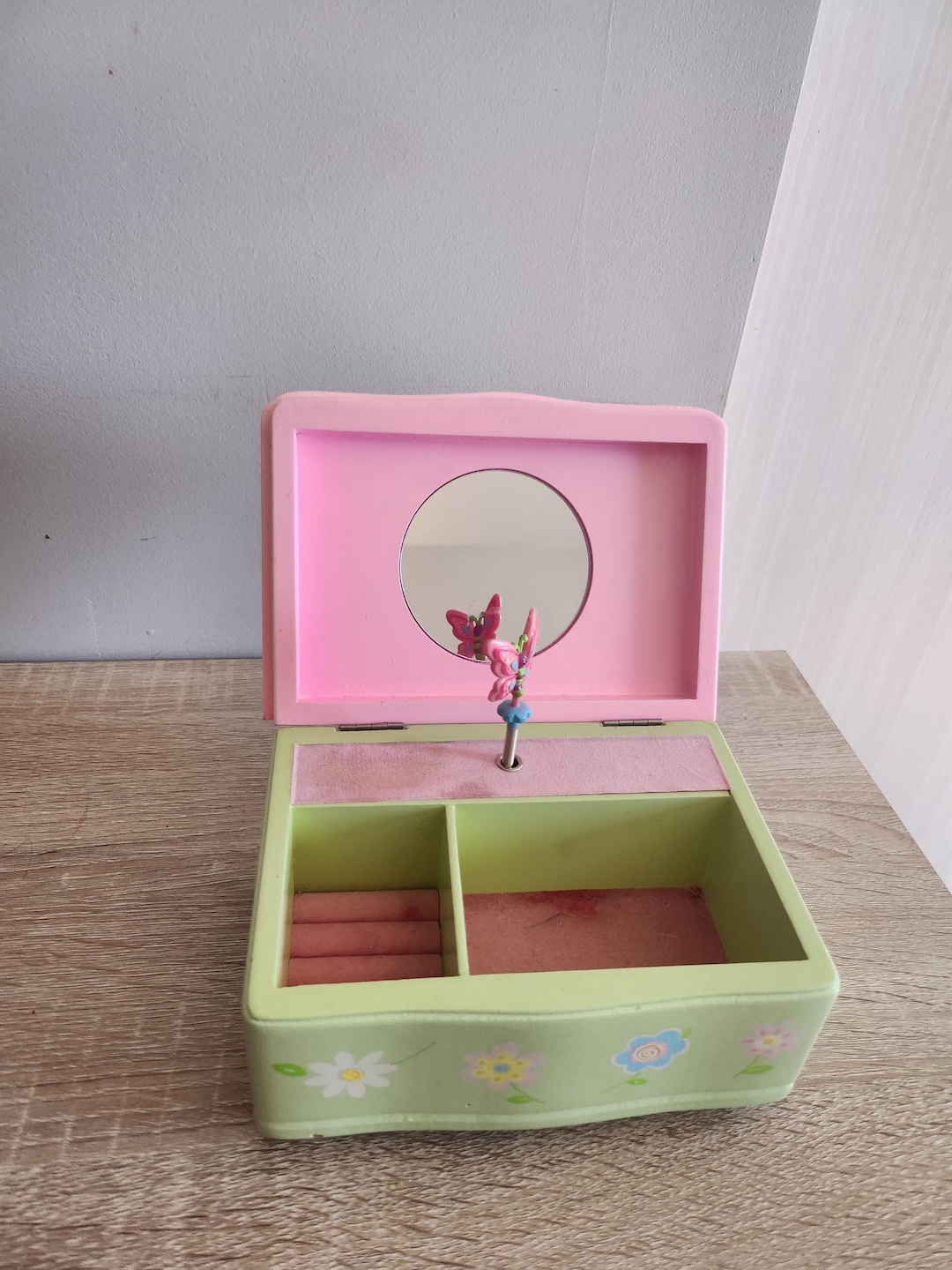 Vintage Fairy Musical Jewelry Box - Enchanted Treasure (wood and Mirror ...