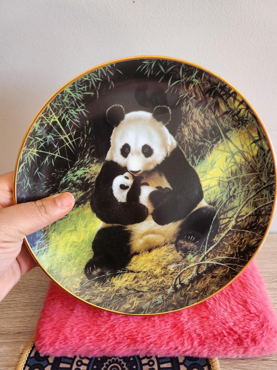 Vintage Collector's Plate – "the Panda" by Will Nelson (1988, Limited ...