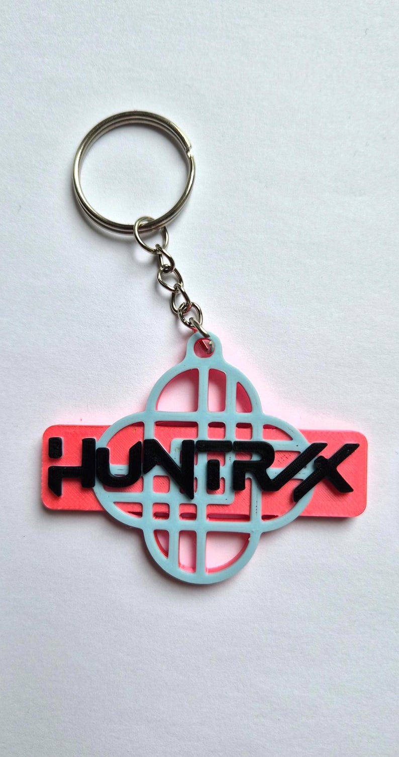 HUNTRIX K Pop Demon Hunters Logo Keychain, 3D Printed - Etsy UK