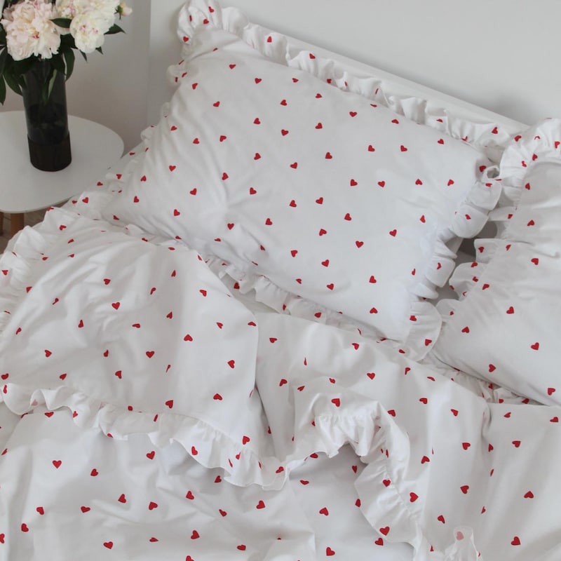 Heart Bedding - Etsy
