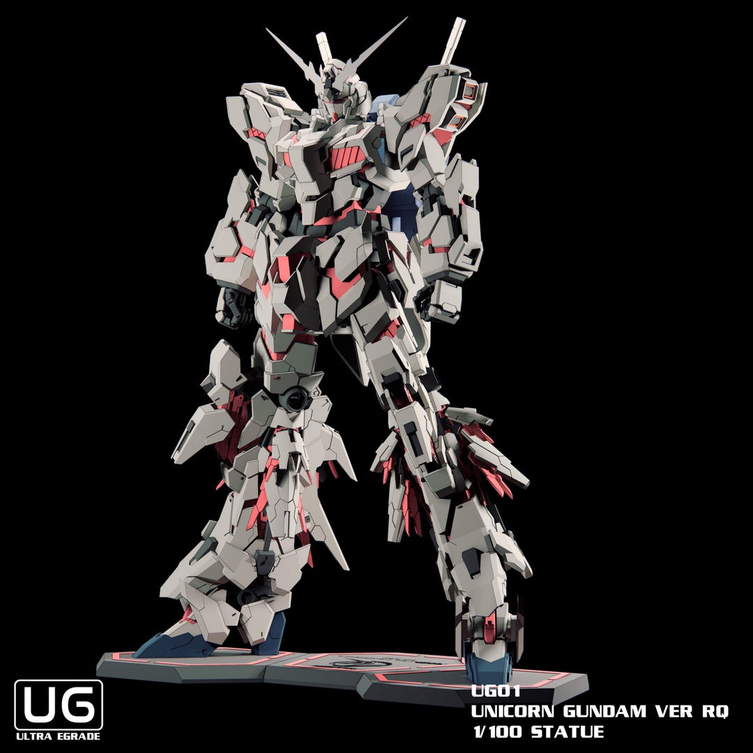 Gundam Unicorn_gundam High Quality 3D STL File - Elite Grade - 3D Model ...