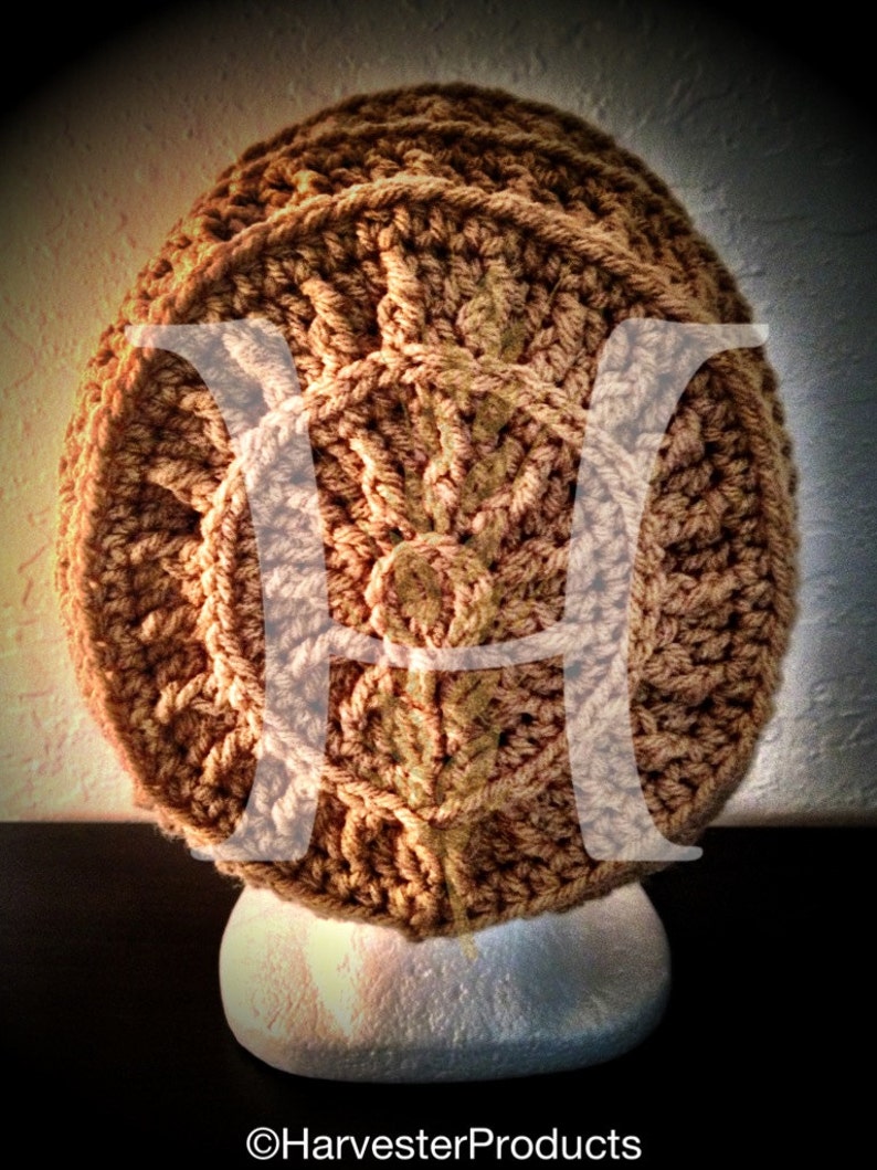 Wagon Wheel Slouch Crochet Textured Hat PATTERN - Etsy