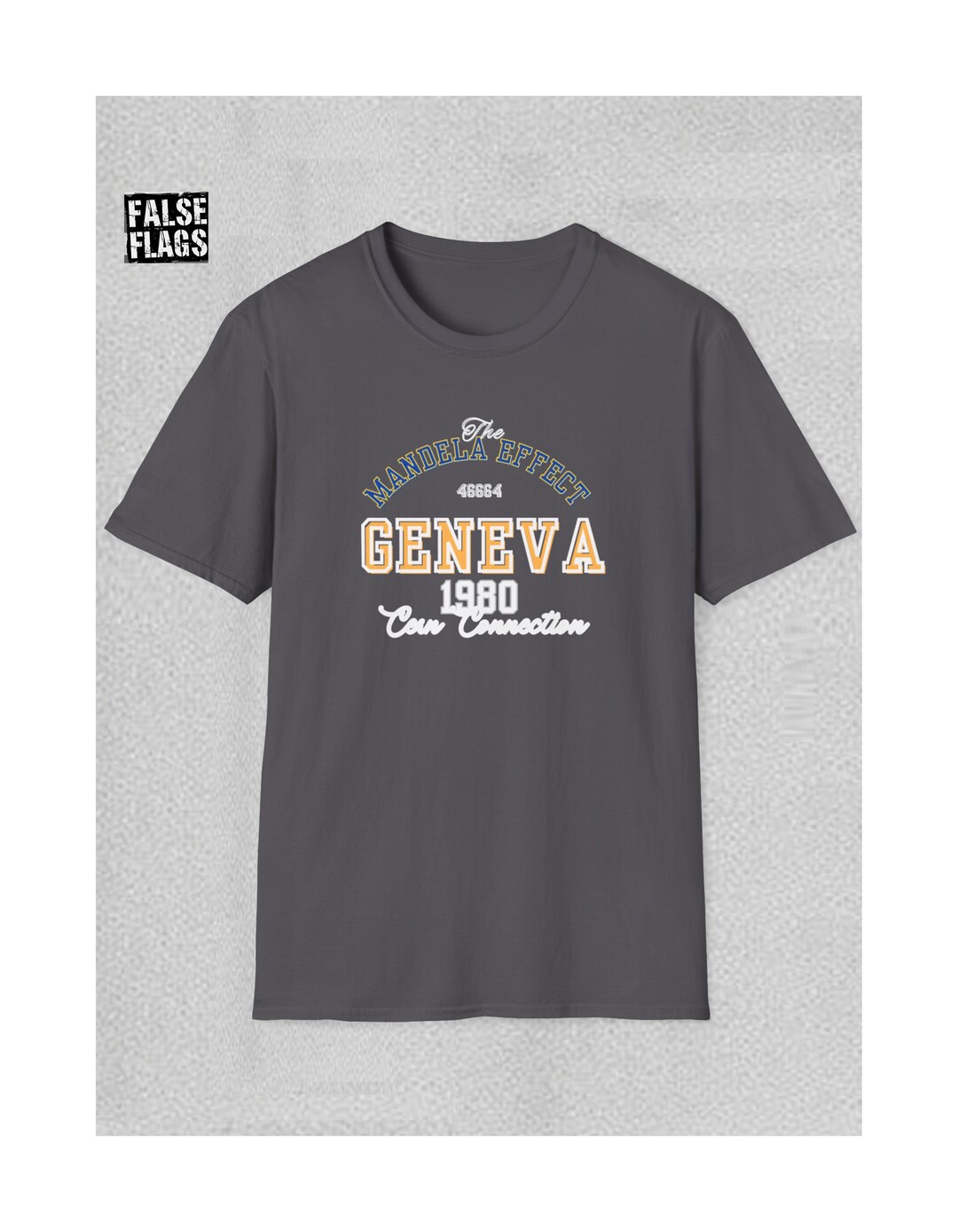 Mandela Effect CERN Conspiracy T-shirt | Geneva 1980 Reality Shift - Etsy
