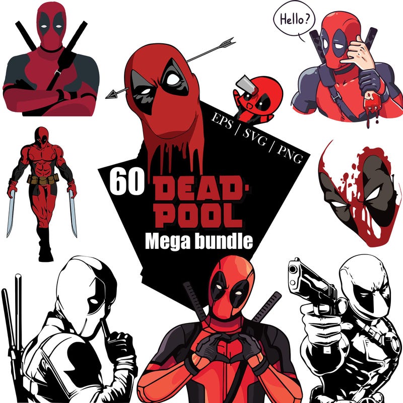 Deadpool Svg - Etsy