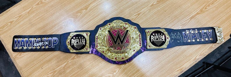 Rhea Ripley Custom World Heavyweight Wrestling Championship Title Belt ...