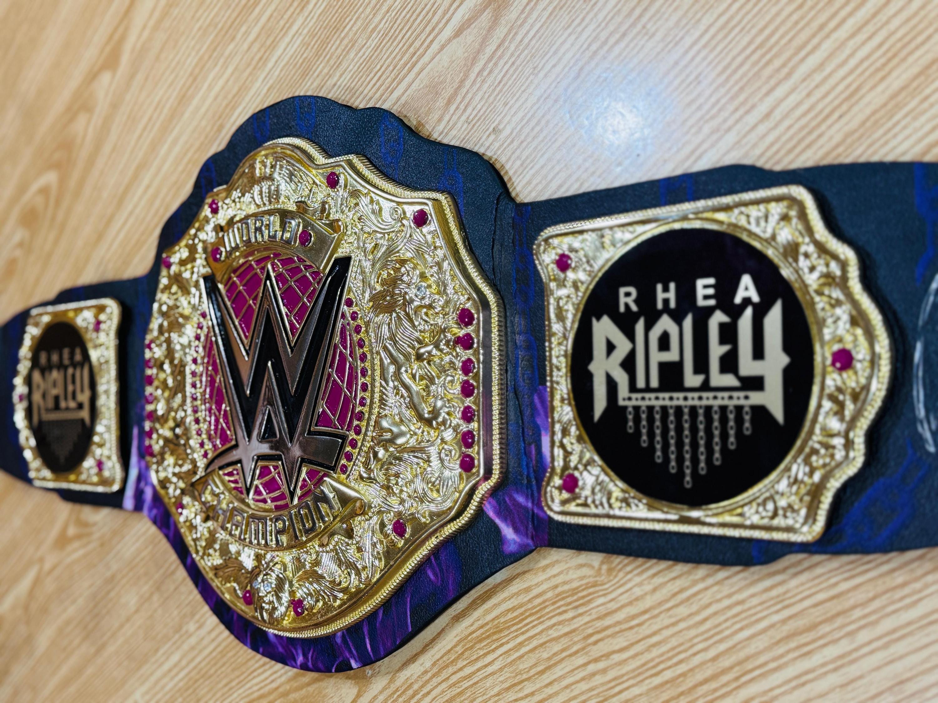 Rhea Ripley Custom World Heavyweight Wrestling Championship Title Belt ...