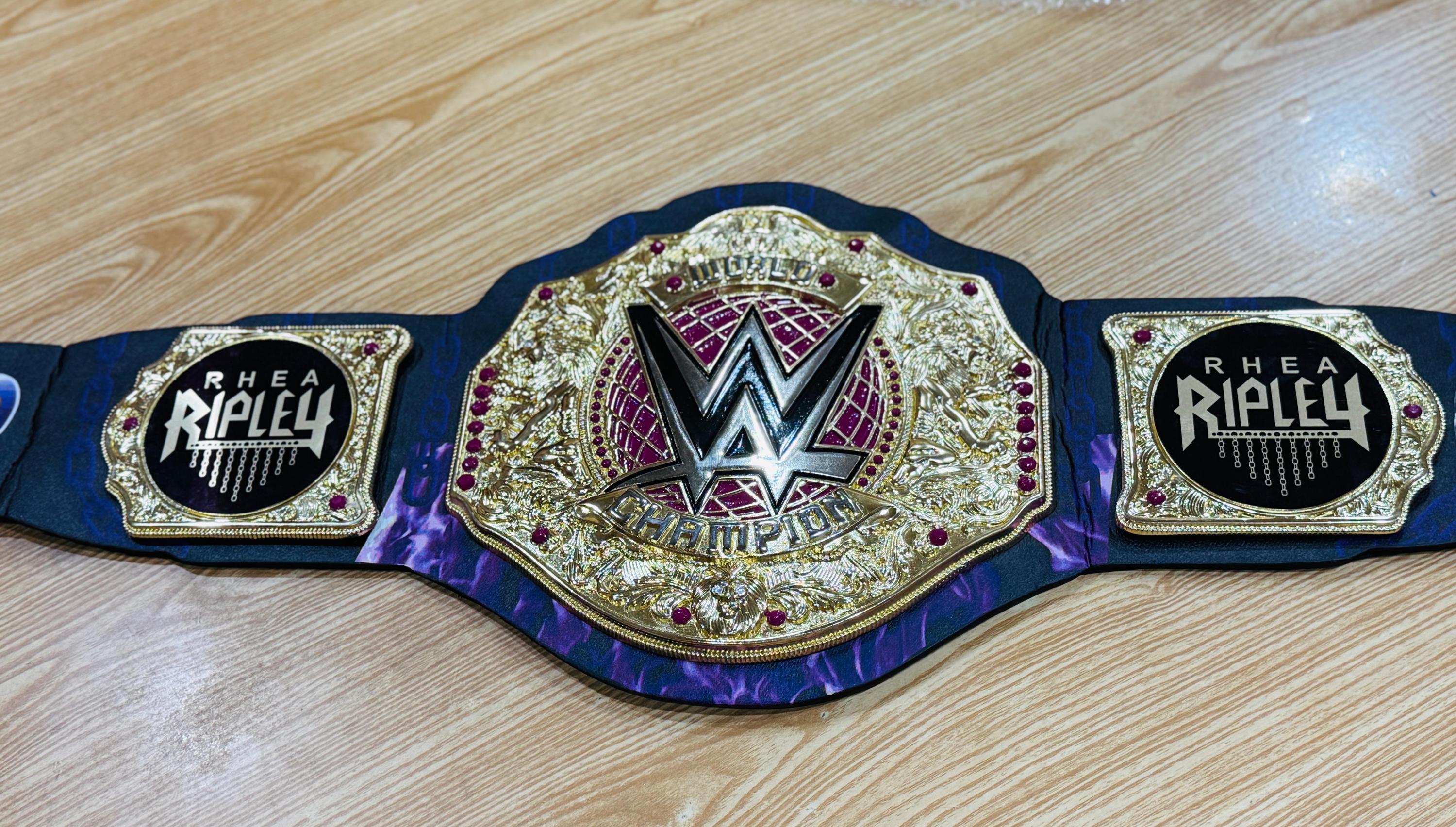 Rhea Ripley Custom World Heavyweight Wrestling Championship Title Belt ...