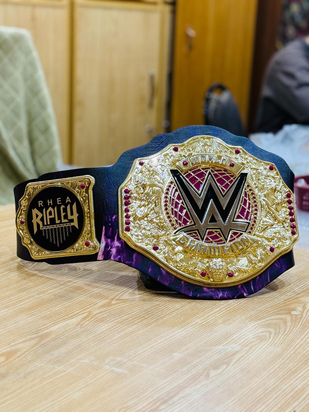Rhea Ripley Custom World Heavyweight Wrestling Championship Title Belt ...