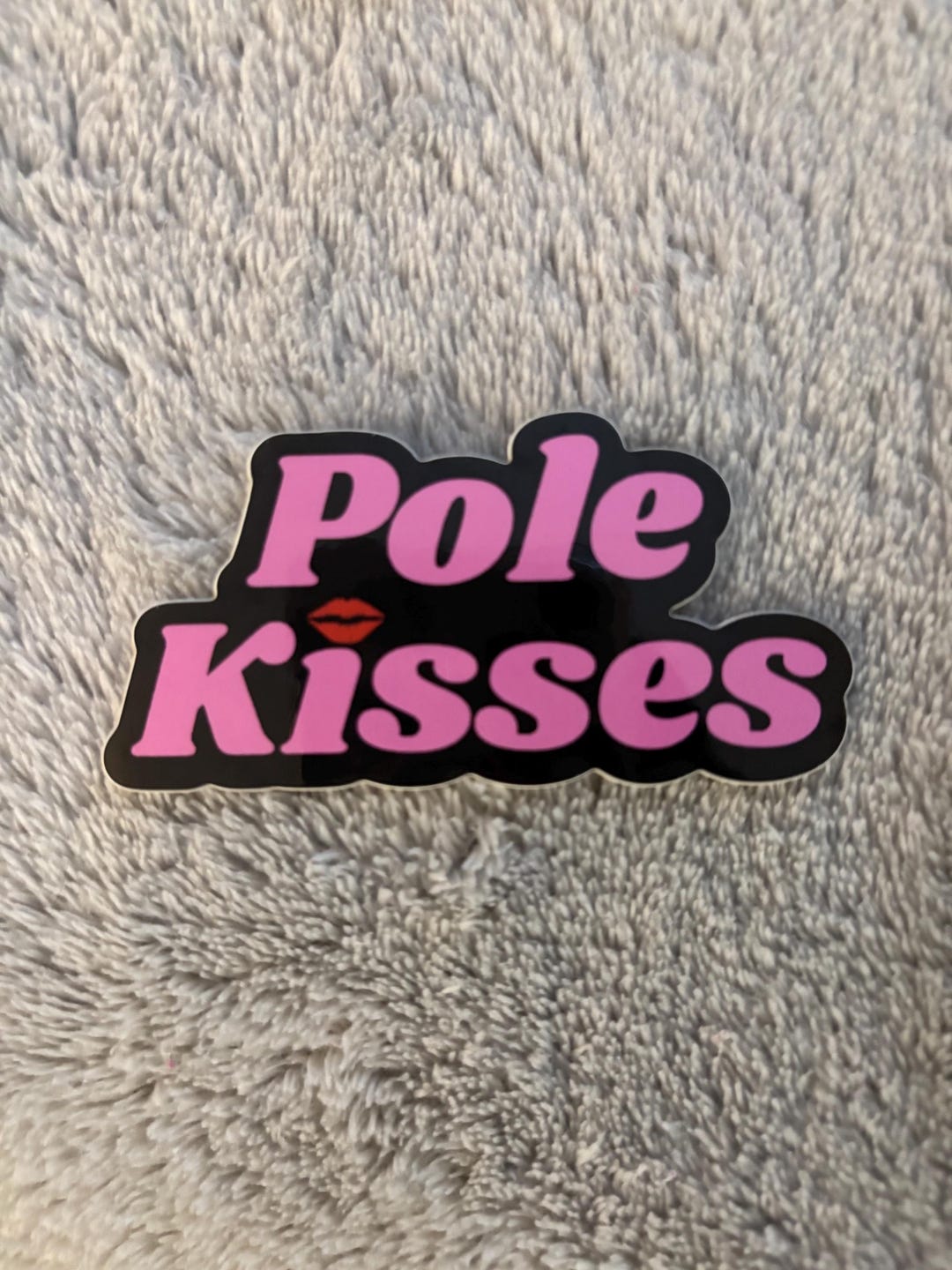 Pole Kisses Pole Dance Sticker Glossy Gift for Dancer Gift Ideas for ...