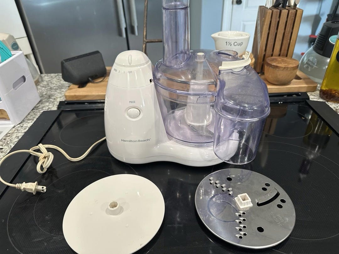 Hamilton Beach 70560R Prepstar Food Processor - White - Tested - Etsy