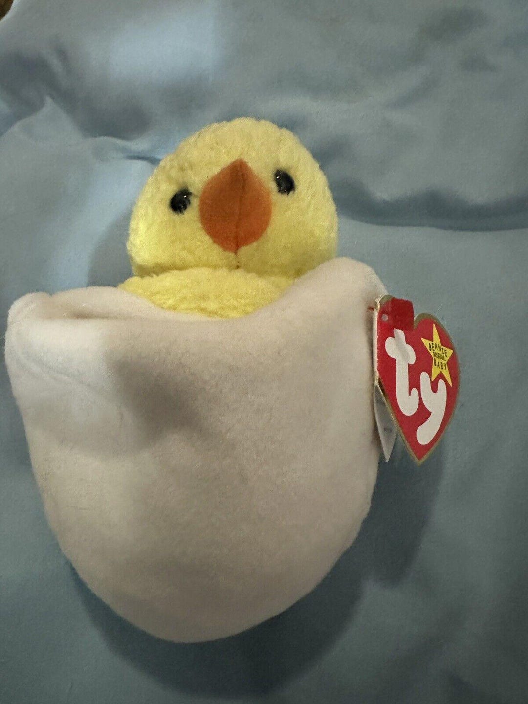 RARE "eggbert the Beanie Baby" Many Tag Errors 1998/1999 Ty Chick Egg ...
