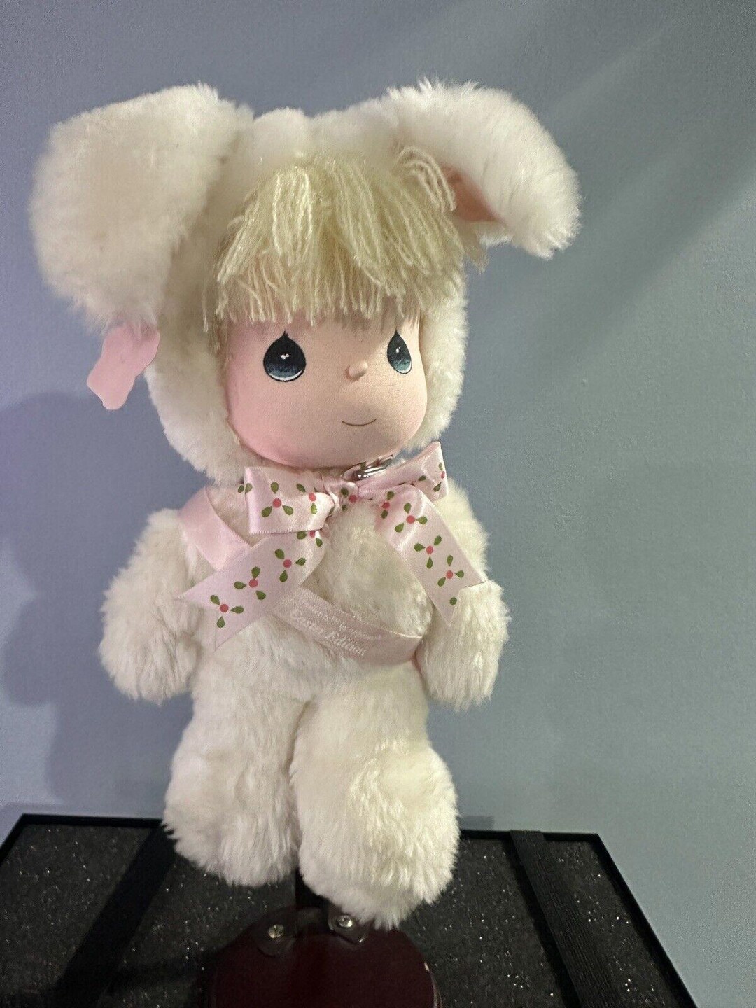 Vintage Precious Moments Plush Doll Honey Bunny Applause 1989 Easter W ...