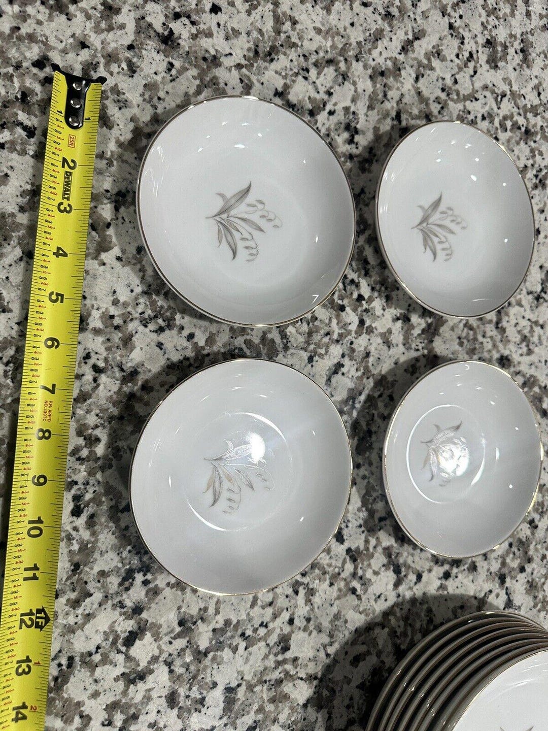 Set of 4 Kaysons Golden Rhapsody 5 1/2” China Plate. 1961 Dessert Bread ...