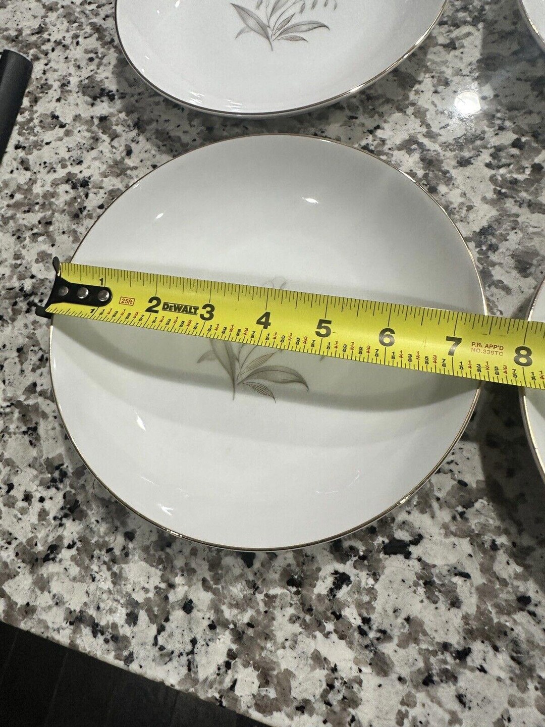 Set If 4 Kaysons Fine China Japan 1961 Golden Rhapsody 7 1/2 Salad ...