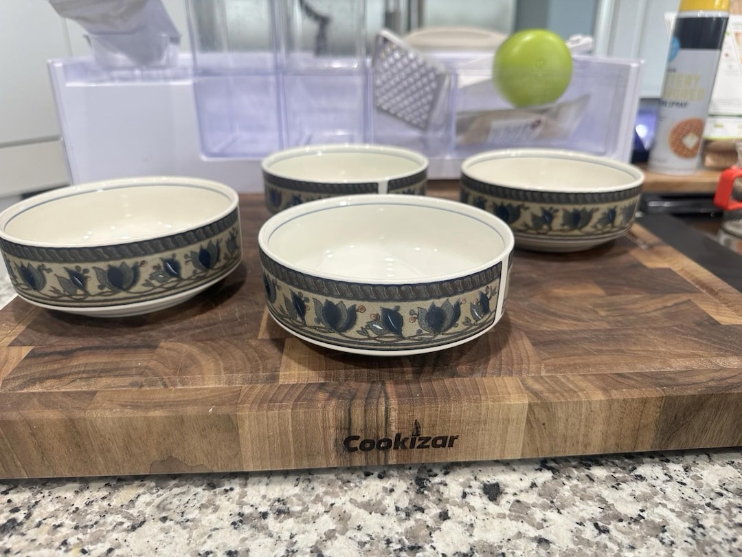 4 MIKASA INTAGLIO ARABELLA Dinnerware: Set/4 Cereal or Soup Bowls - Etsy
