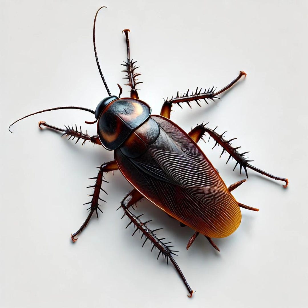 Realistic Cockroach 3D Model – High-detail Insect STL | OBJ, FBX | 3D ...