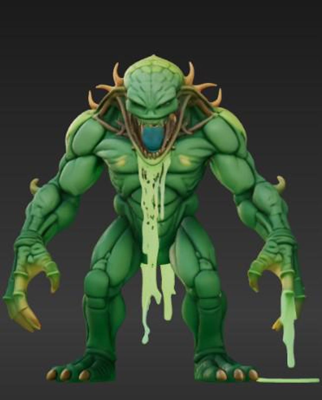 Flood-inspired Alien Mutant STL File | Sci-fi Horror Creature 3D Print ...