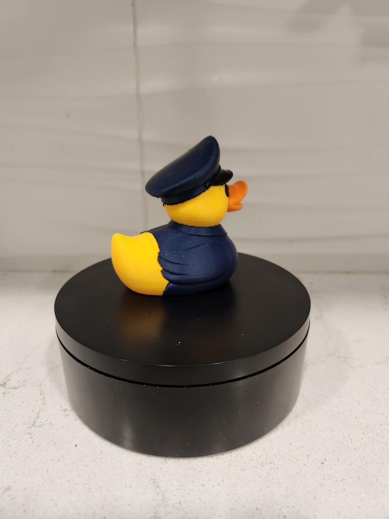 3D Printed Police Duck Figurine | Law Enforcement Gift - Etsy