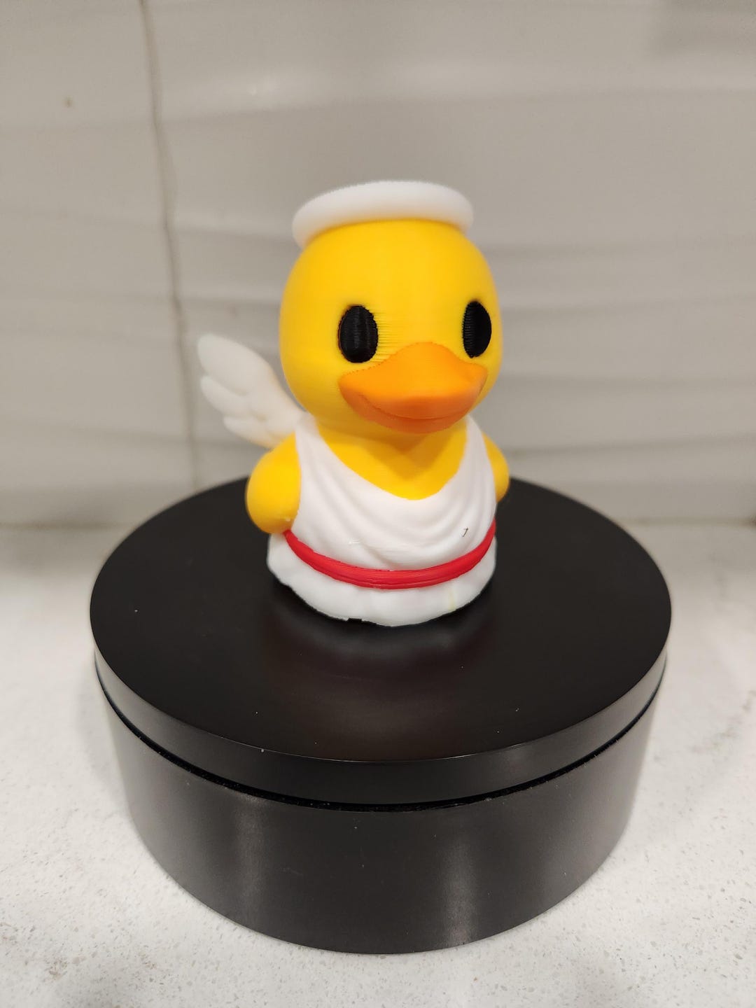 3D Printed Angel Duck Figurine | Memorial Gift, Spiritual Decor - Etsy