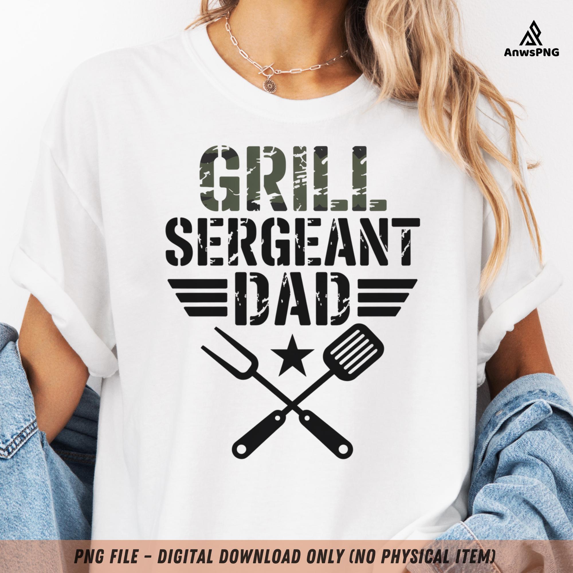 Grill Sergeant Dad PNG Bundle: Camo BBQ Design (digital Download) - Etsy