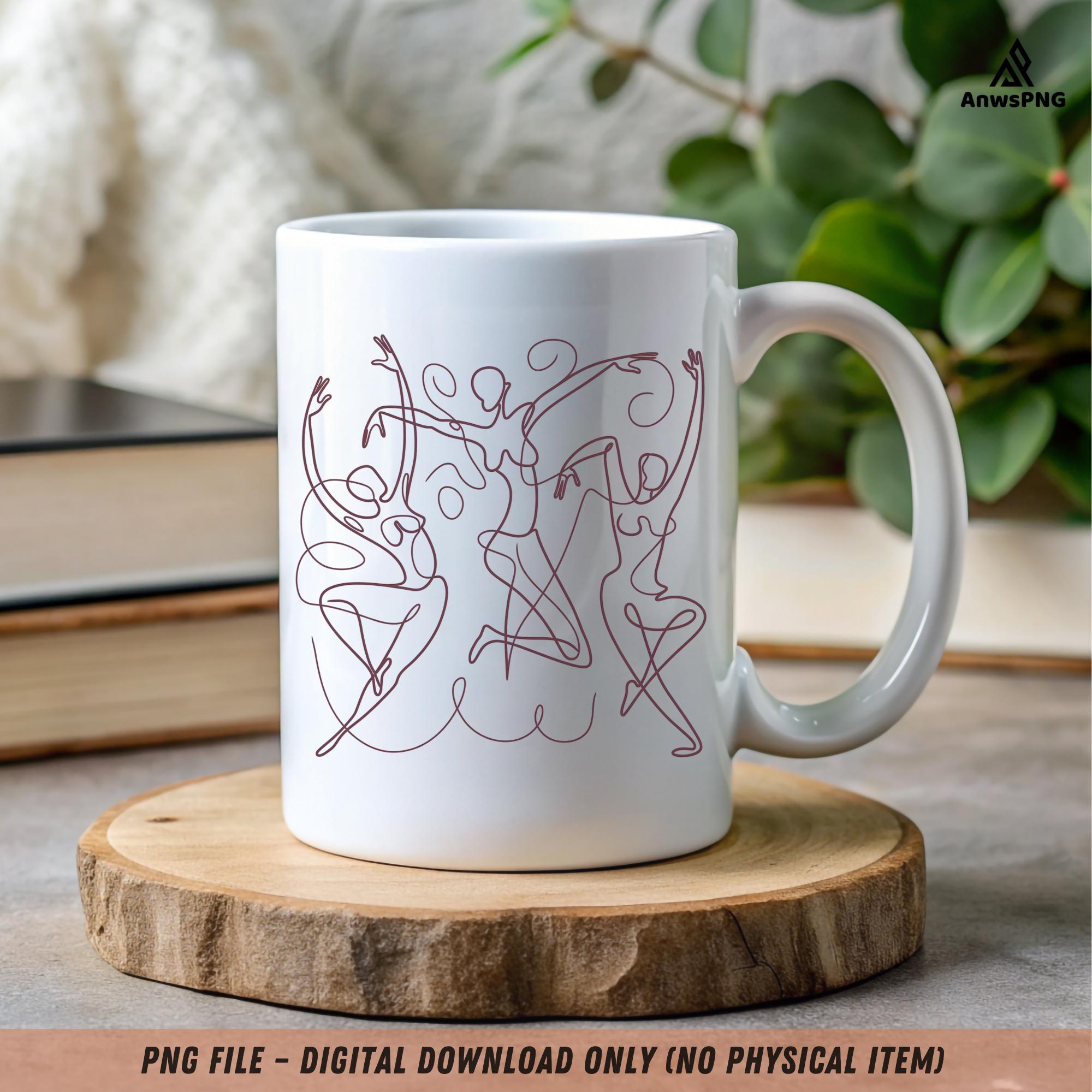 Squiggly Line Dancing PNG, Abstract Dancer Line Art, Minimalist Ballet ...